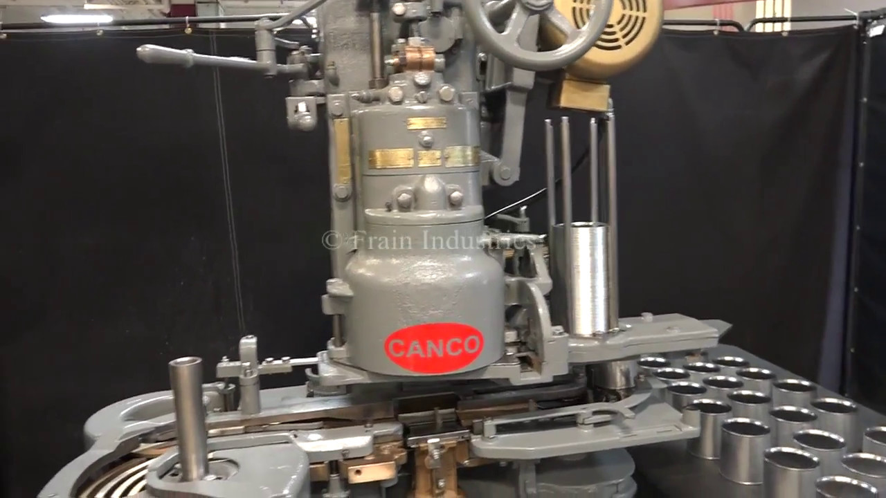 Canco Automatic Atmospheric Seamer Demonstration - YouTube