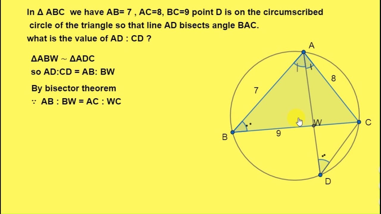 Triangle problem - YouTube