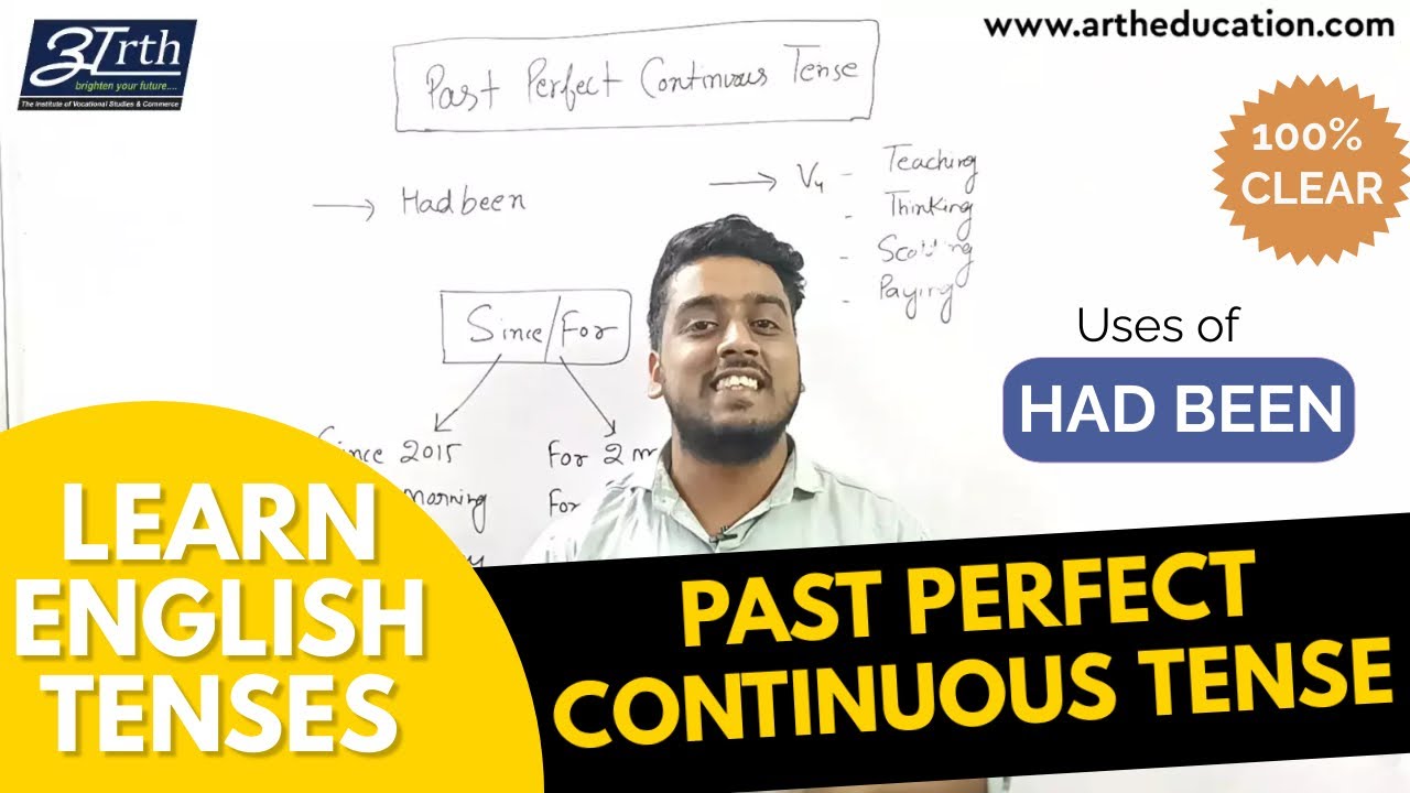 What is the past perfect continuous tense and How to use had been ...