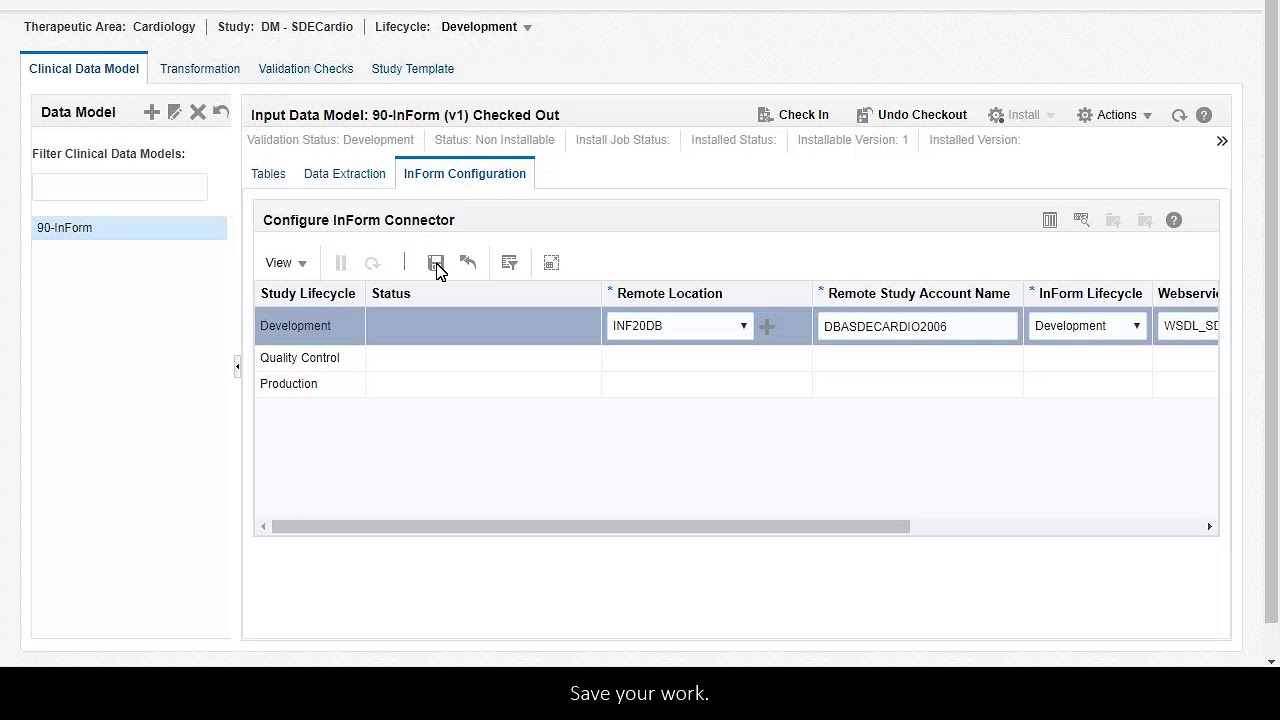 Create an InForm Clinical Data Model - YouTube