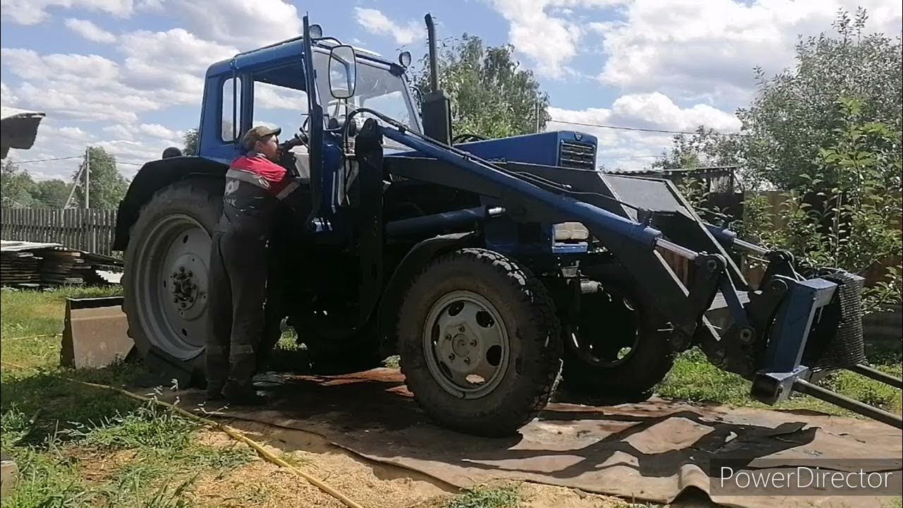 Замена НШ 32 на МТЗ-82, установил музыку - YouTube