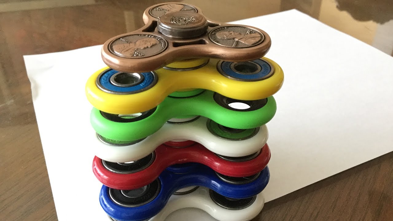 Fidget Spinner Stacking - BEST FIDGET SPINNER VIDEO EVER!!! - YouTube