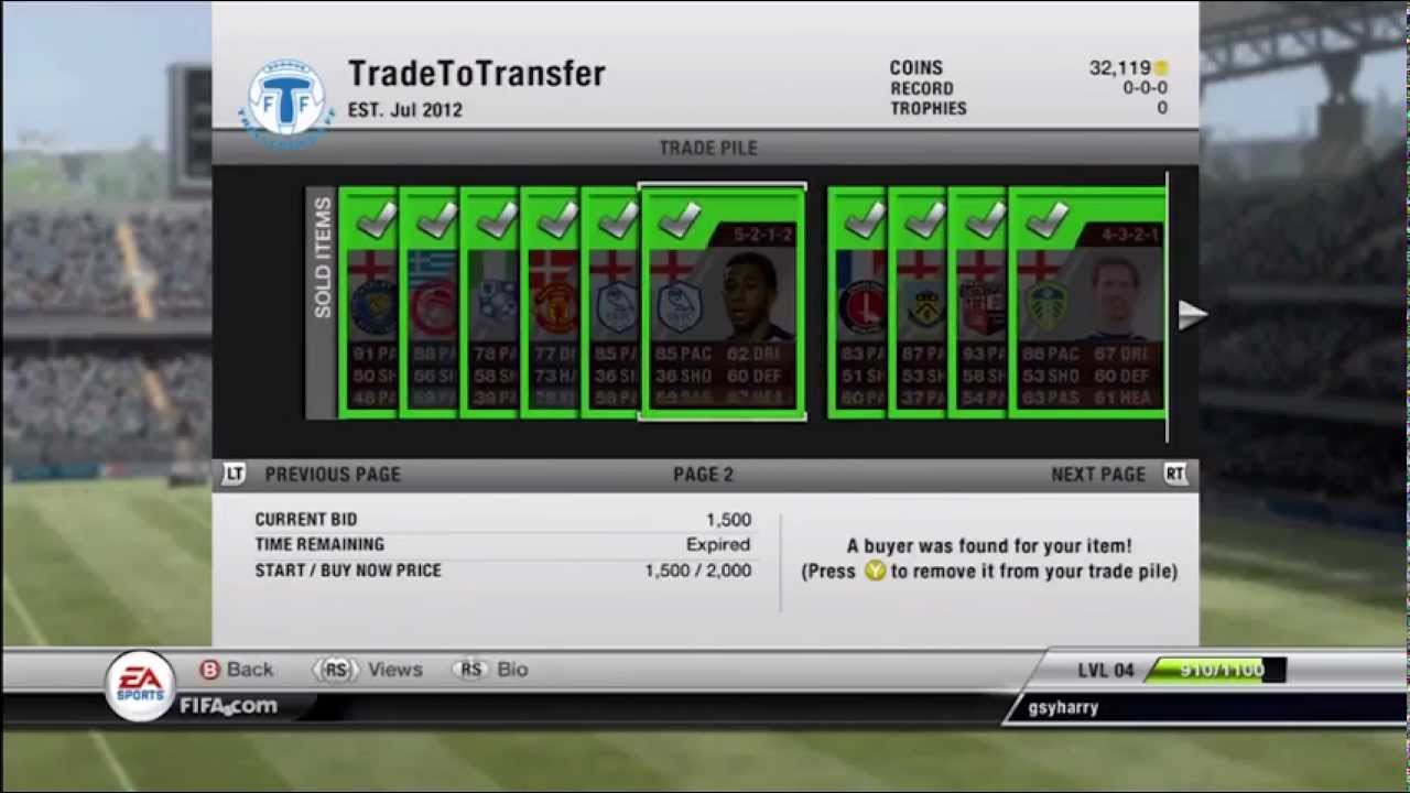 Fifa 12 | Trade To Transfer Ep 2 | Lavezzi - YouTube