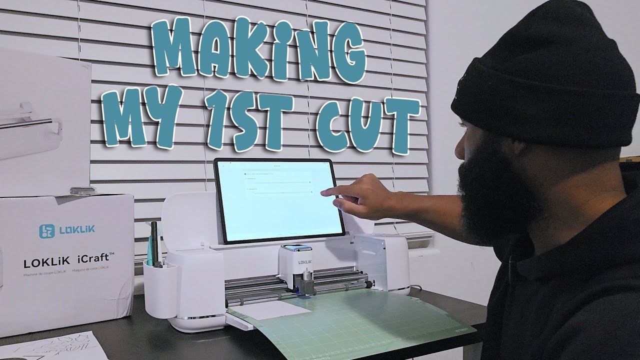 Learning How To Use The LOKLiK iCraft Machine 🤌🏽 Test Projects & Cut ...
