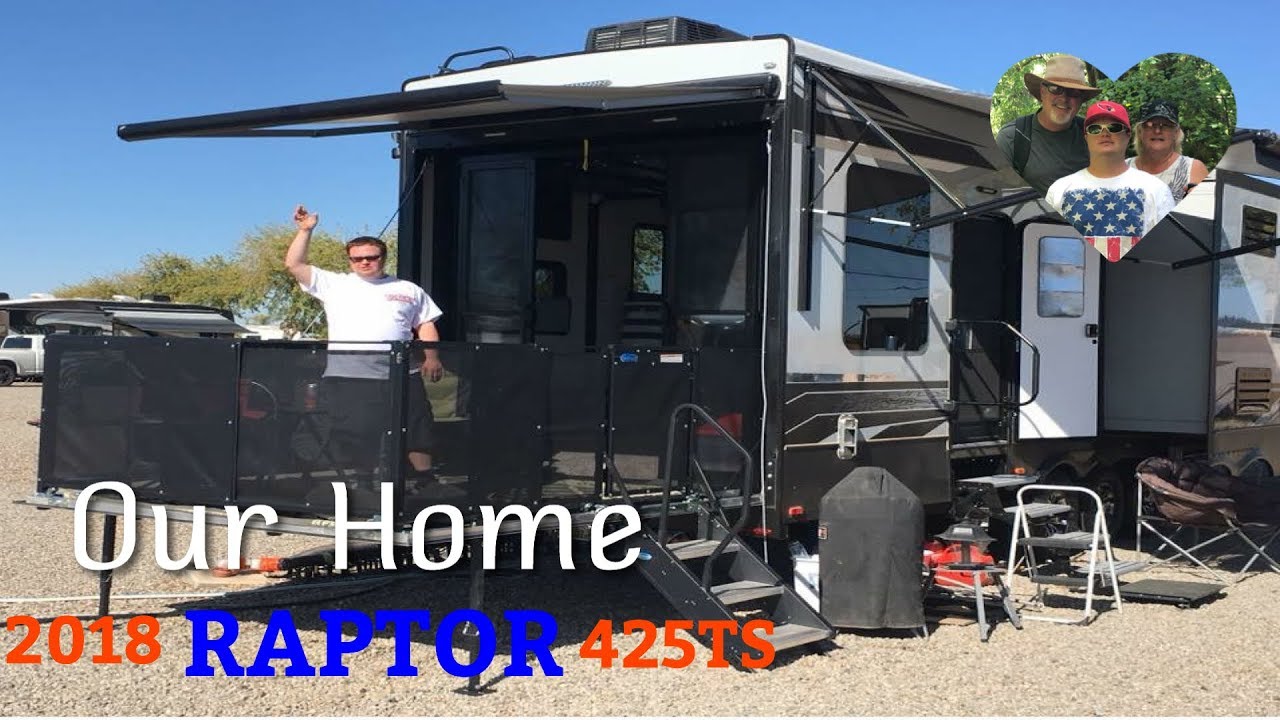 Tour our 2018 Raptor 425TS Toyhauler - YouTube