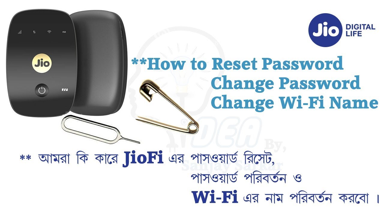 How To Reset WiFi Password And Change WiFi Name Or Password JioFi M2 YouTube How To Reset WiFi Password And Change WiFi Name Or Password JioFi M2 YouTube