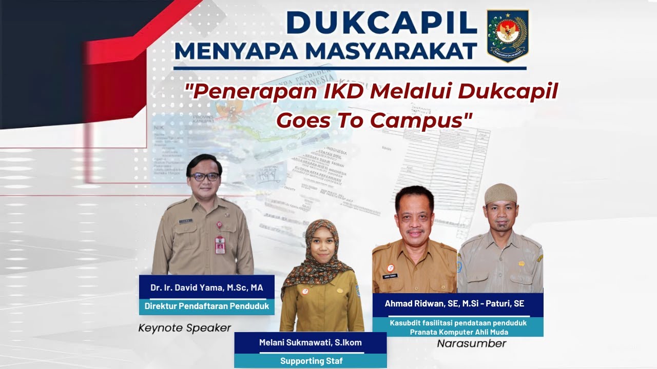 DMM Seri 59 | Penerapan IKD Melalui Dukcapil Goes To Campus - YouTube