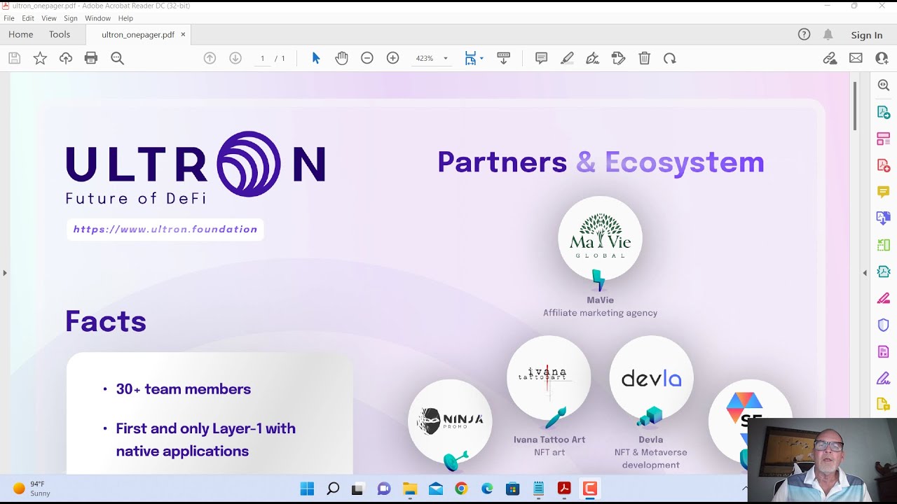 Ultron Blockchain Overview - Ultron Presentation - Ultron Mavie - ULX ...