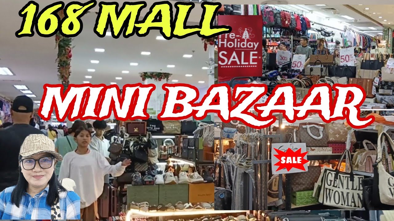 PRE HOLIDAY SALE MINI BAZAAR 168 MALL SHOPPING CENTER DIVISORIA #sale ...