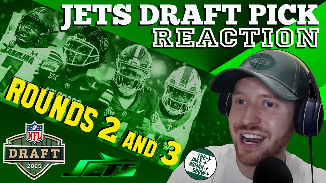 NY Jets Draft LIVE Stream Rounds 2 & 3 | Reaction & Analysis - YouTube