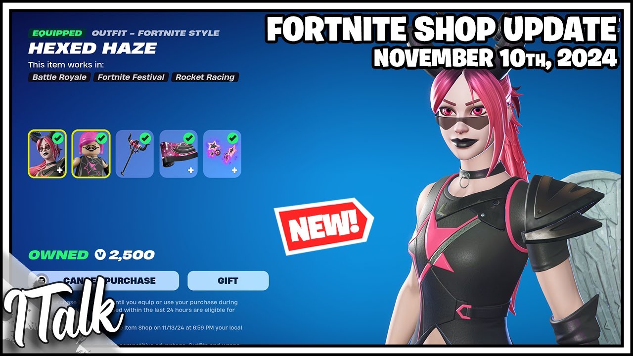 *NEW* HEXED HAZE SET! Fortnite Item Shop [November 10th, 2024 ...