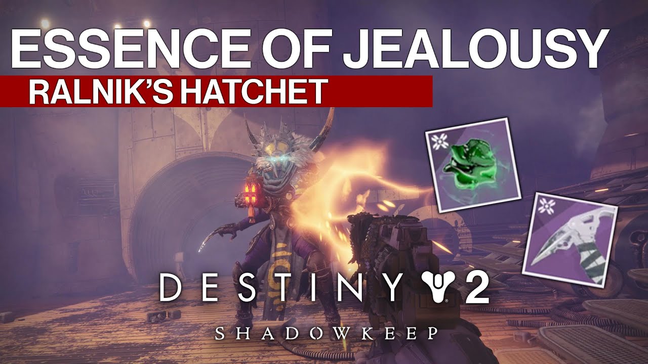 Destiny 2 Ralniks's Hatchet Essence of Jealousy Night Terror Sword ...