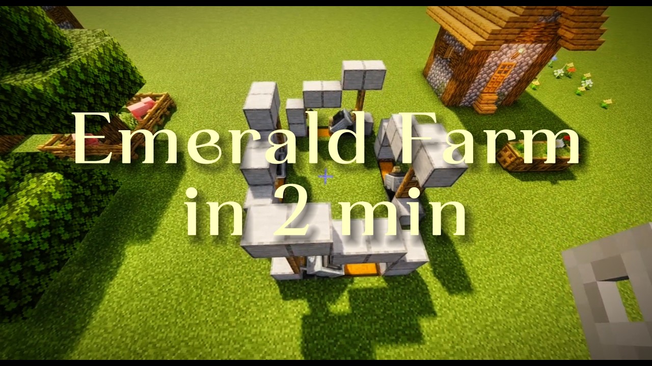 Easy Emerald Farm in Minecraft 1.21.11 - YouTube
