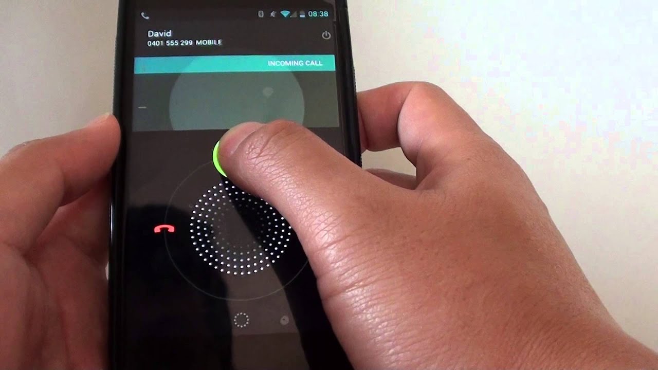 Google Nexus 4: How to Reject a Phone Call With a Text Message - YouTube