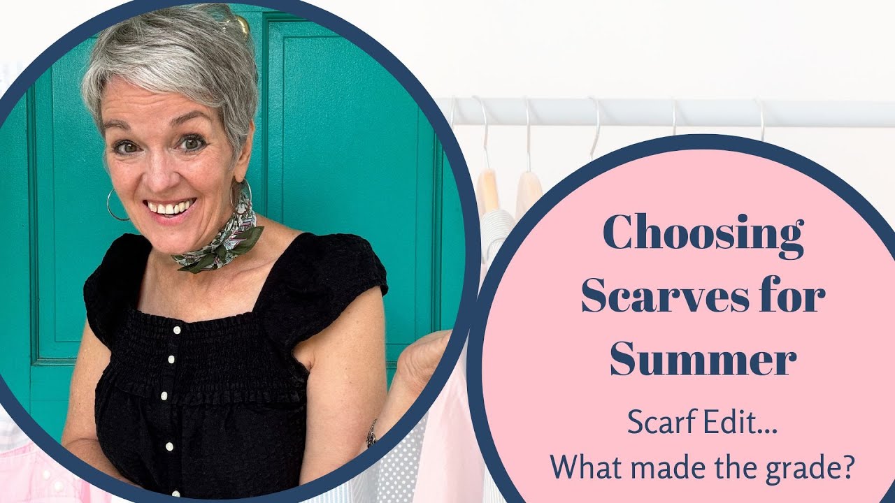Choosing Scarves for Summer--My Scarf Edit - YouTube