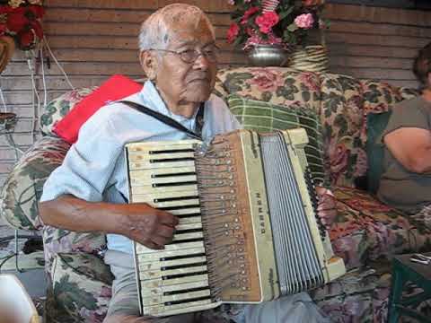 Dad enjoying his accordian