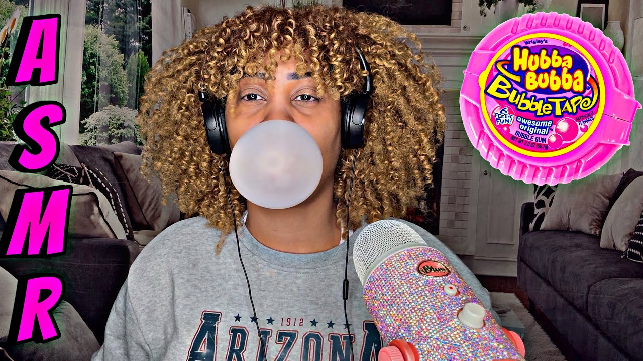 Epic ASMR Bubble Gum Fail: Big Bubble Blowing & Popping - YouTube