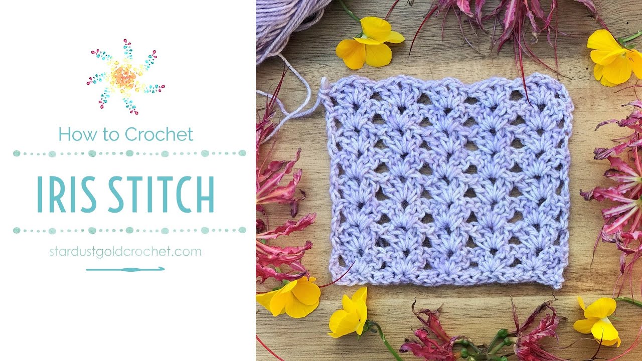 Iris Stitch Tutorial | Stitch Explorers | How to Crochet the Iris Stitch - YouTube