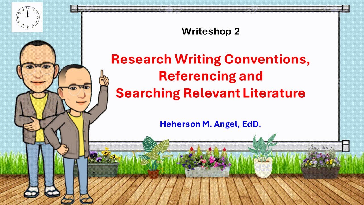 Writeshop 2 Research Writing Conventions, Referencing and Searching ...