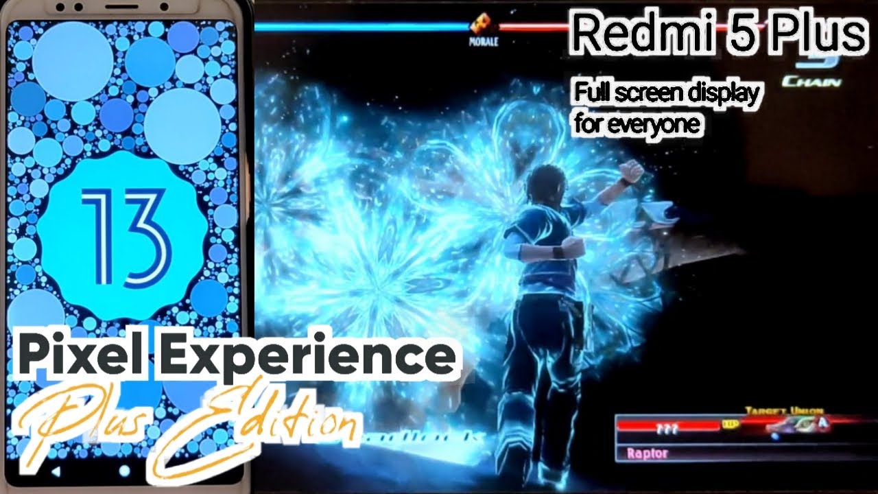 Pixel Experience Plus 13 di Redmi 5 Plus || Custom Rom Android 13 ...