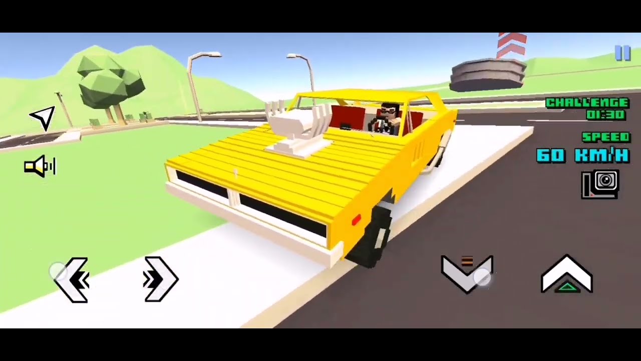 Blocky car racer | blocky cars in a big city, gameplay _لعبة سيارات ...