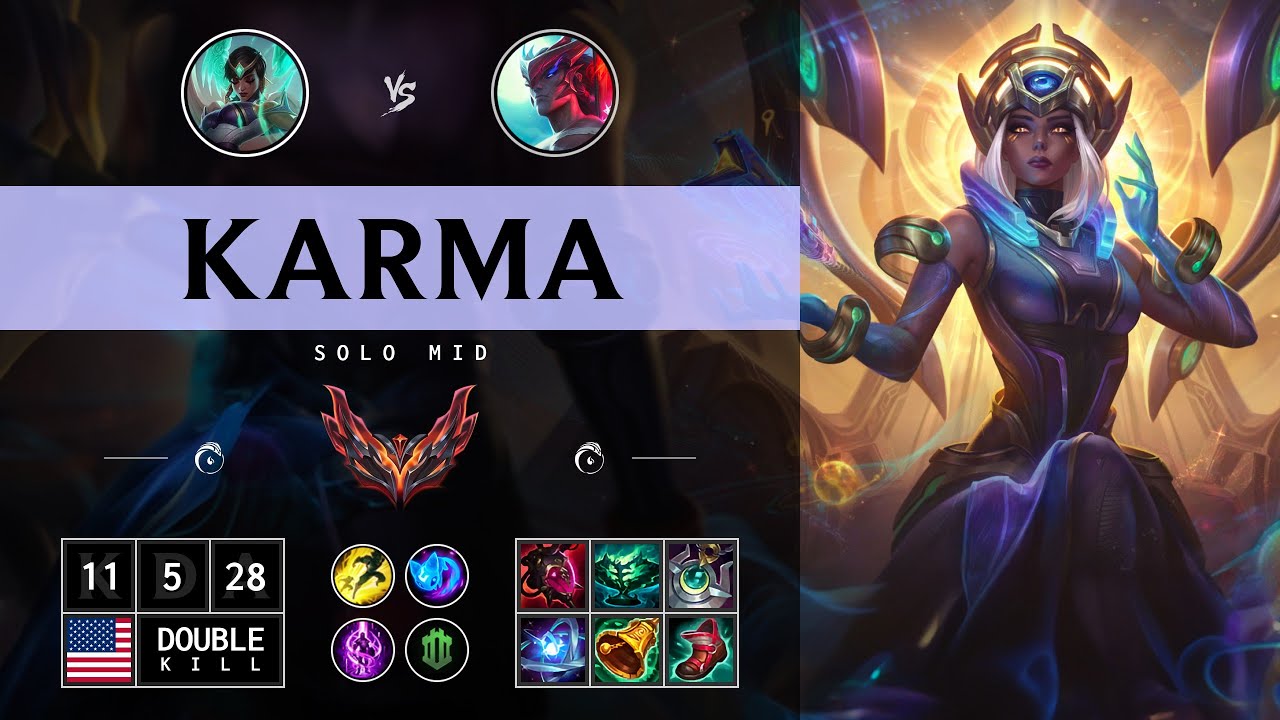 Karma Mid vs Yone - NA Grandmaster Patch 14.14 - YouTube