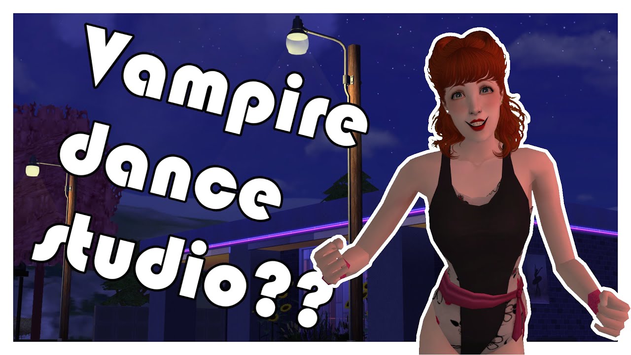 VAMPIRE DANCE STUDIO 🦇 - The Sims 2 Speed Build - YouTube