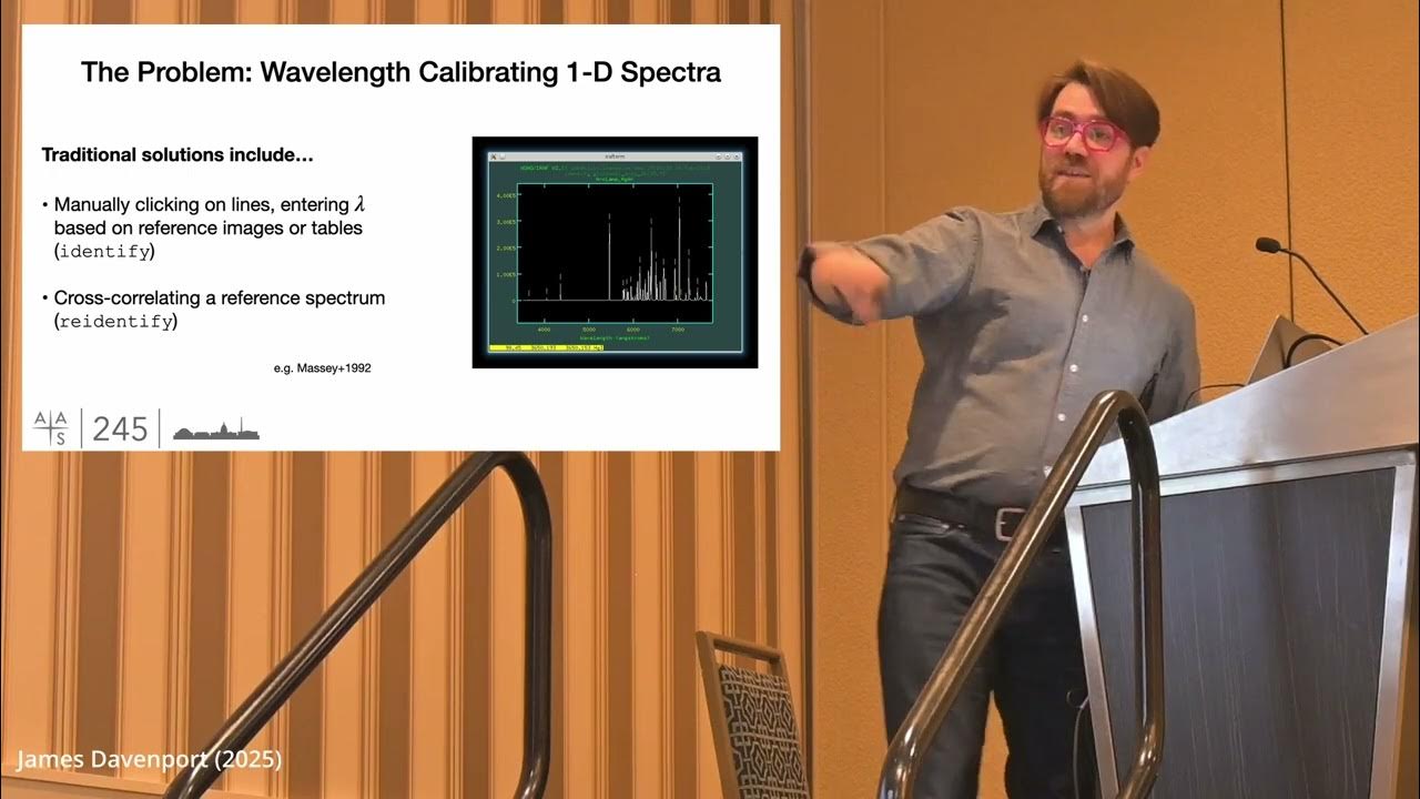 Automatic wavelength calibration using Dynamic Time Warping: Full Talk - YouTube