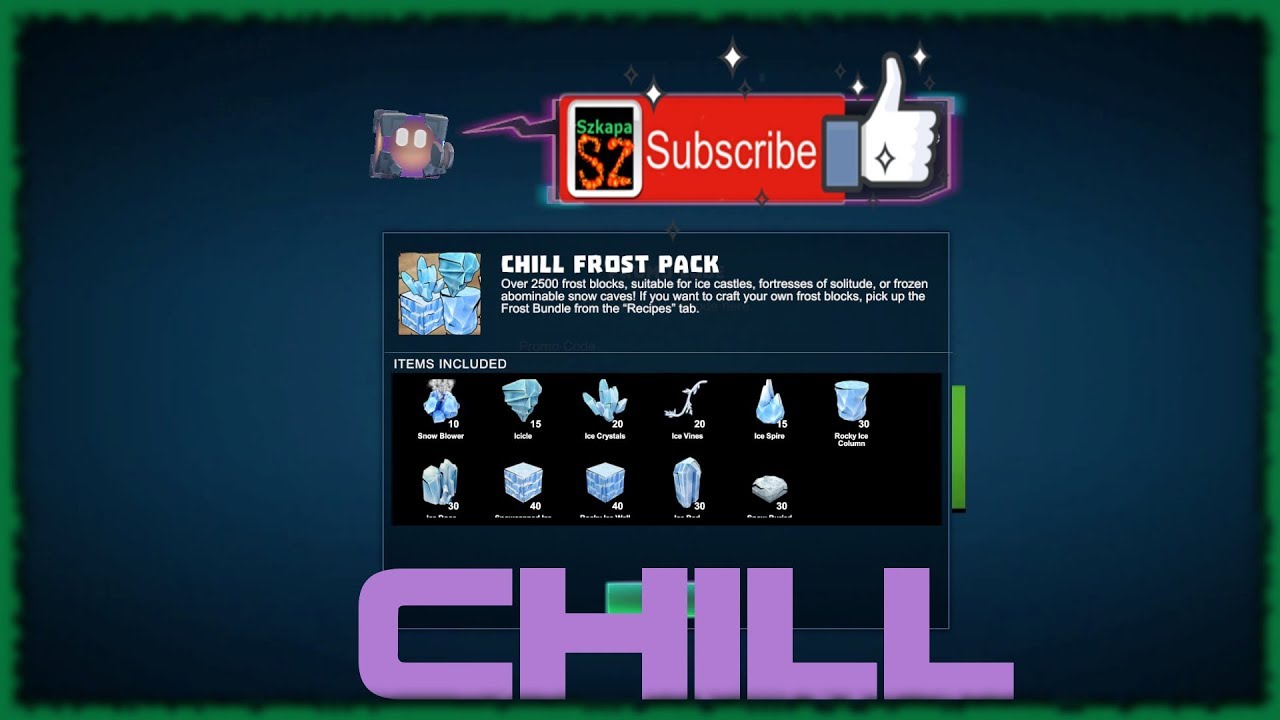Creativerse Poradnik: Store CODE: CHILL - YouTube