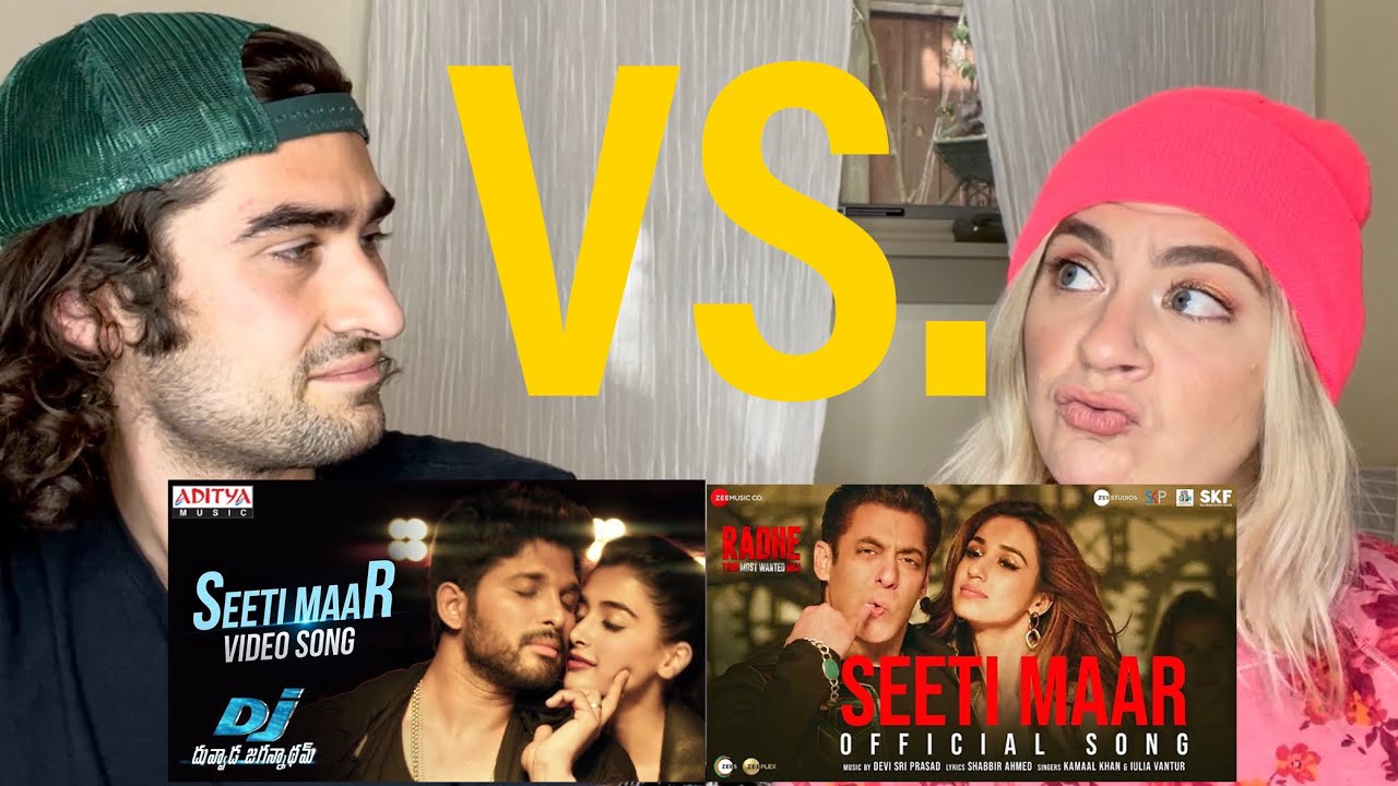 Seeti Maar Song Reaction! Allu Arjun VS Salman Khan | Radhe | DJ - YouTube