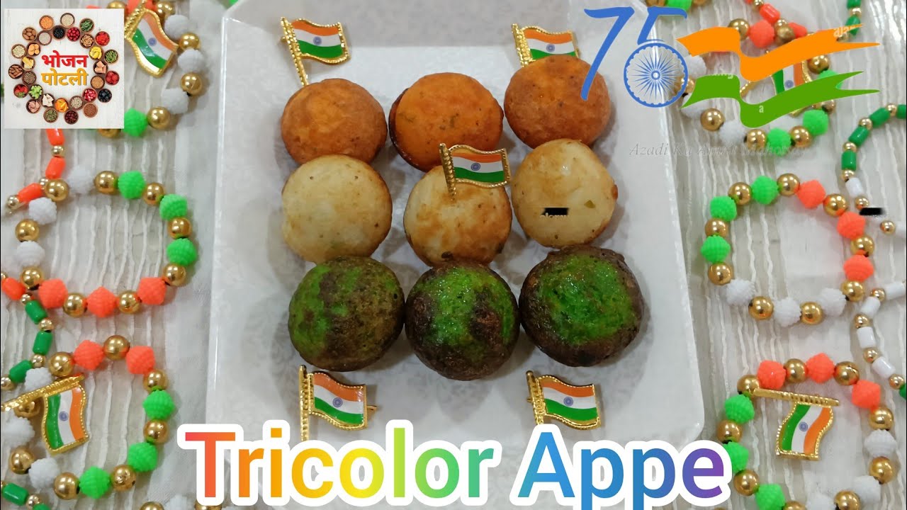 Tricolor Appe तिरंगा अप्पे #independencedayspecial #tricolorappe # ...