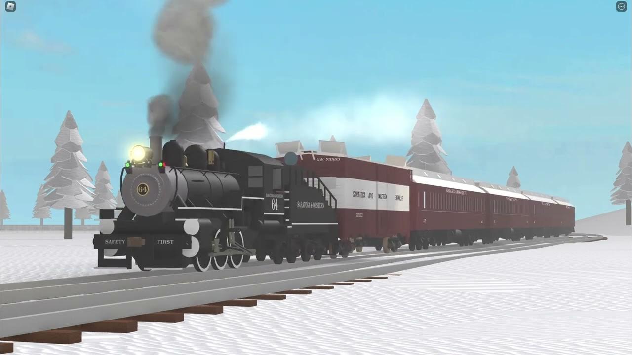 Roblox | Saratoga & Western locomotives on the run - YouTube