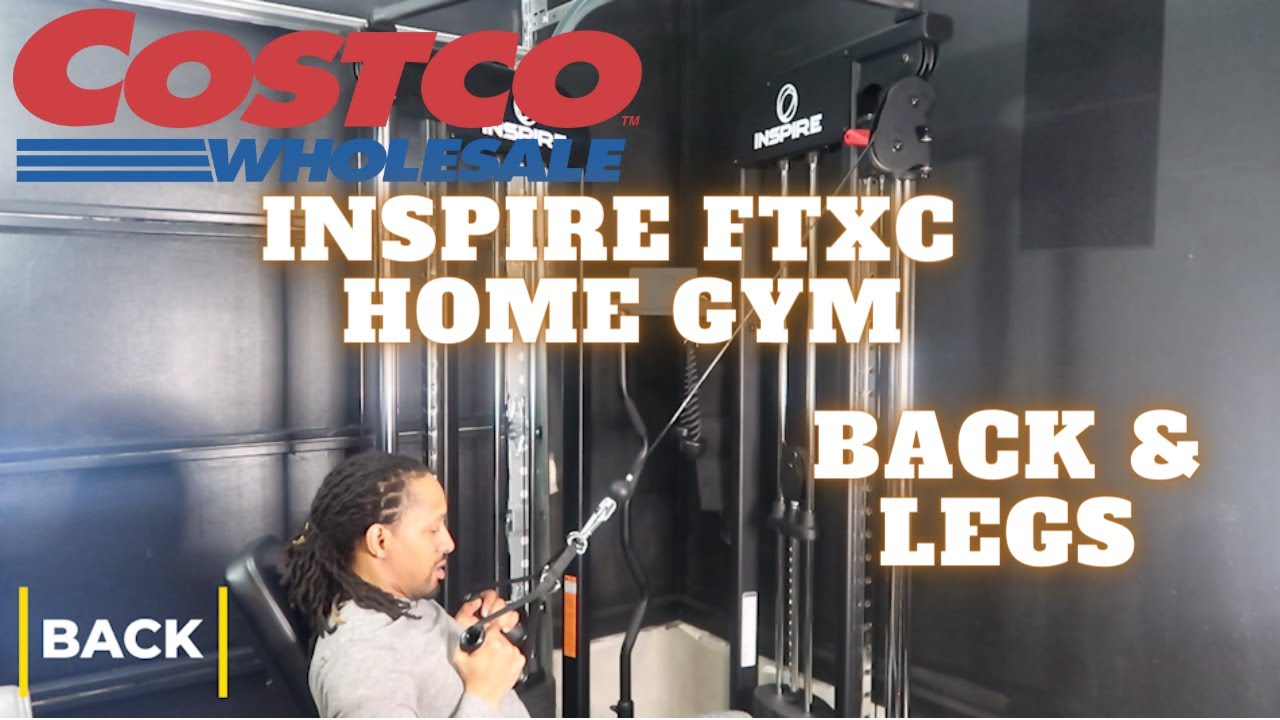 INSPIRE FTXC Functional Trainer Home Gym! BEGINNERS BACK & LEGS WORKOUT ...