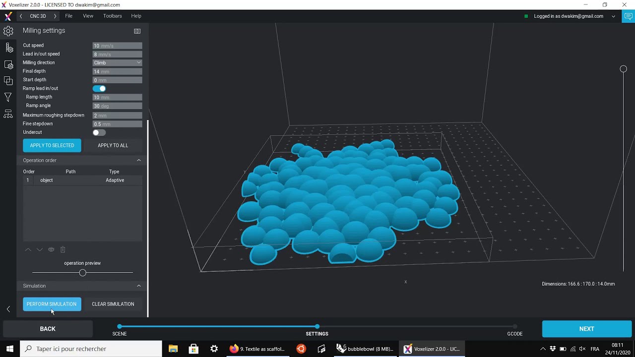 Simulating my 3D mold in Voxelizer - YouTube