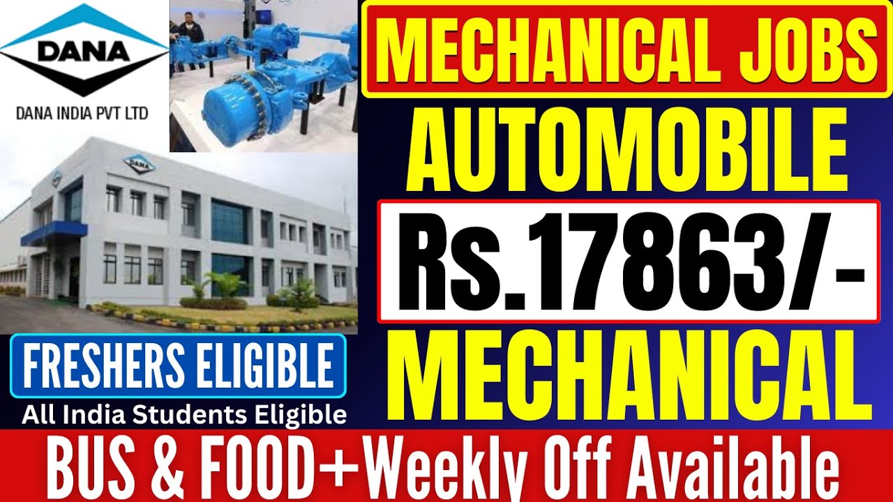 Dana India Private Limited-Pune Job Vacancy - YouTube