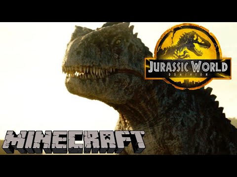 giganotosaurus addons Minecraft jurassic world Dominion - YouTube