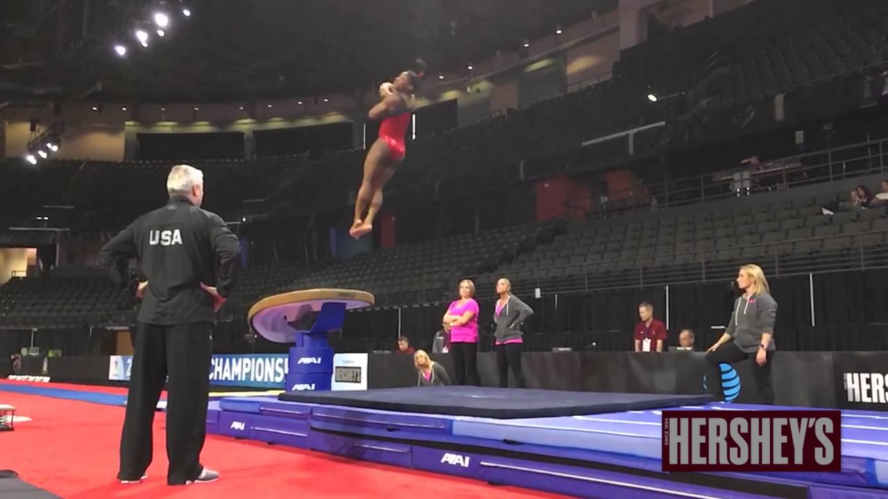 Simone Biles - Vault - 2016 Pacific Rim Championships - Podium Training ...