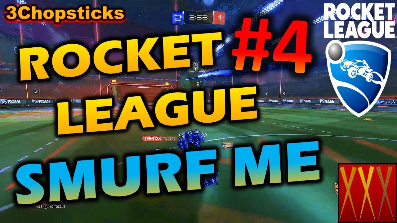 WHEN 3 FRIENDS PLAY ROCKET LEAUGE ( LETS PLAY 4: SMURF ME ) (ROCKET ...