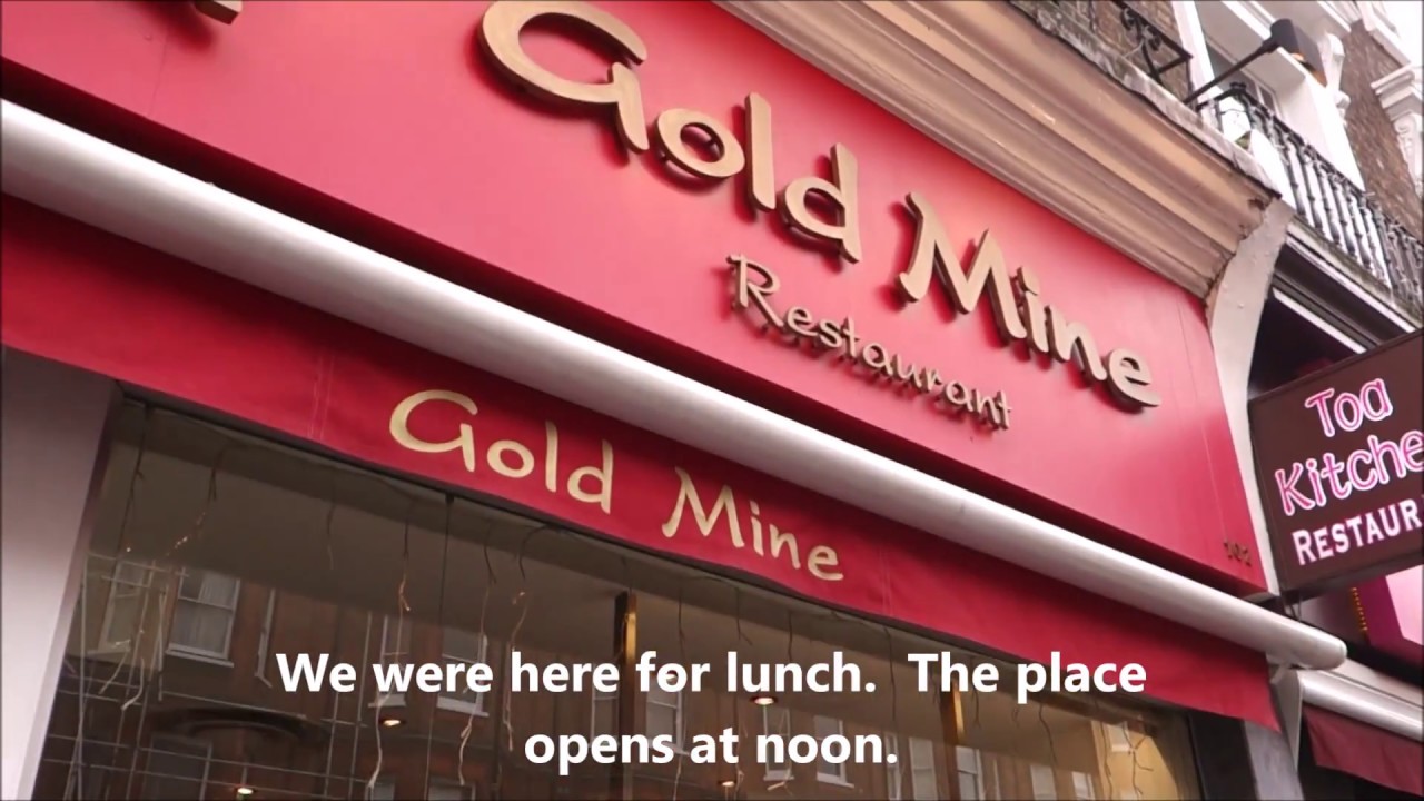Gold Mine Restaurant Roast Duck Rice London Bayswater - YouTube
