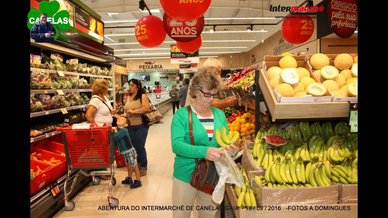 ABERTURA DO INTERMARCHÉ EM CANELAS GAIA 13 09 2016 - YouTube