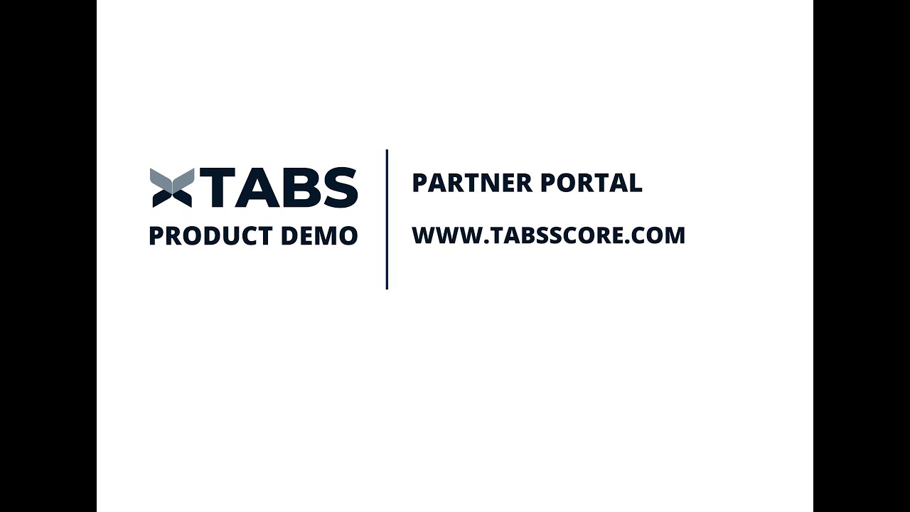 TABS Suite Demo - Partner Portal - YouTube
