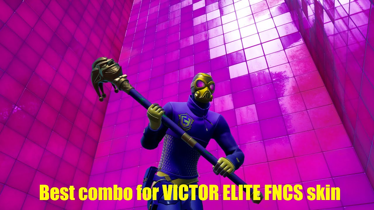 Best combo for VICTOR ELITE FNCS skin in fORTNITE - YouTube