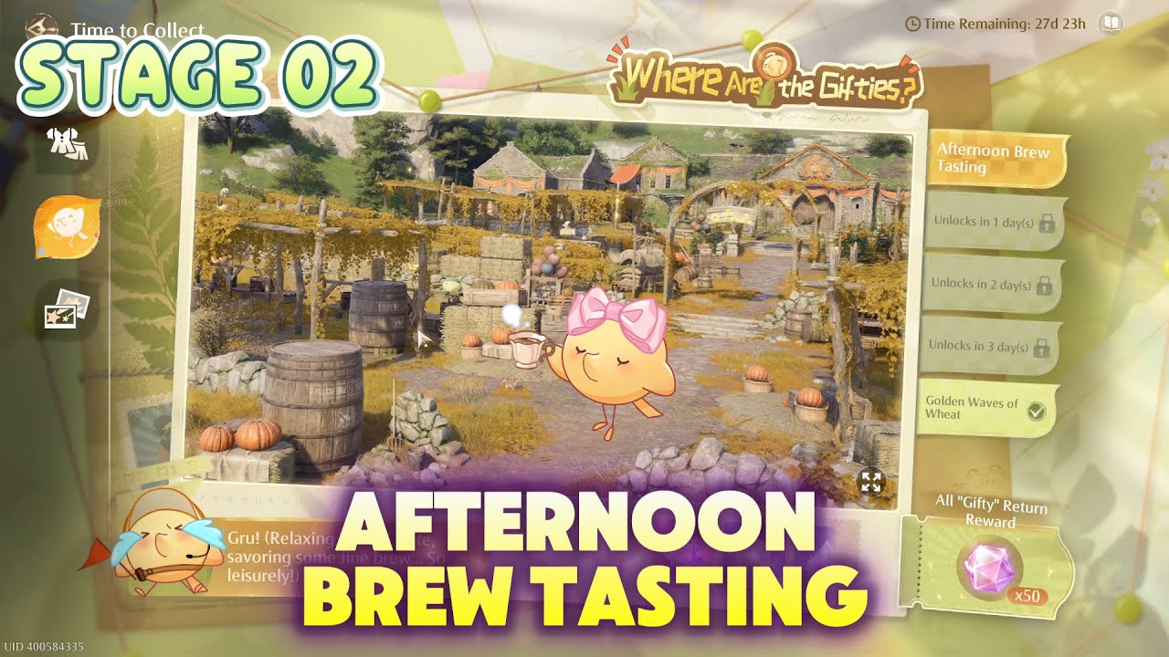 Afternoon Brew Tasting | Where Are the Gifties 2 | Infinity Nikki - YouTube