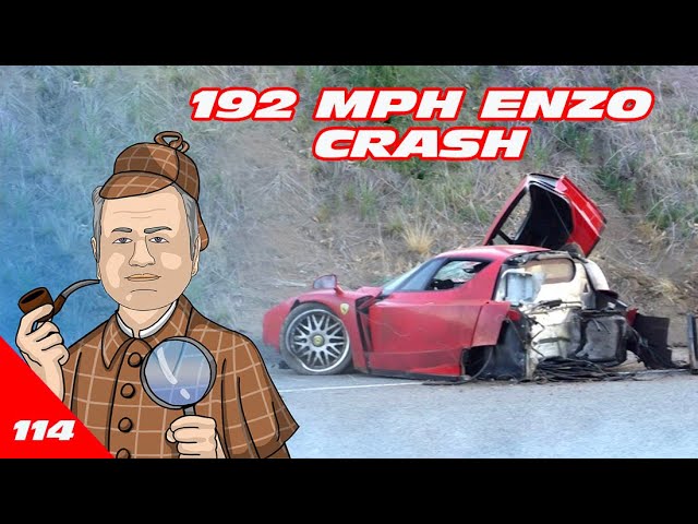 Ferrari Enzo Crash Ferrari Enzo Loses Battle Against Tree In The