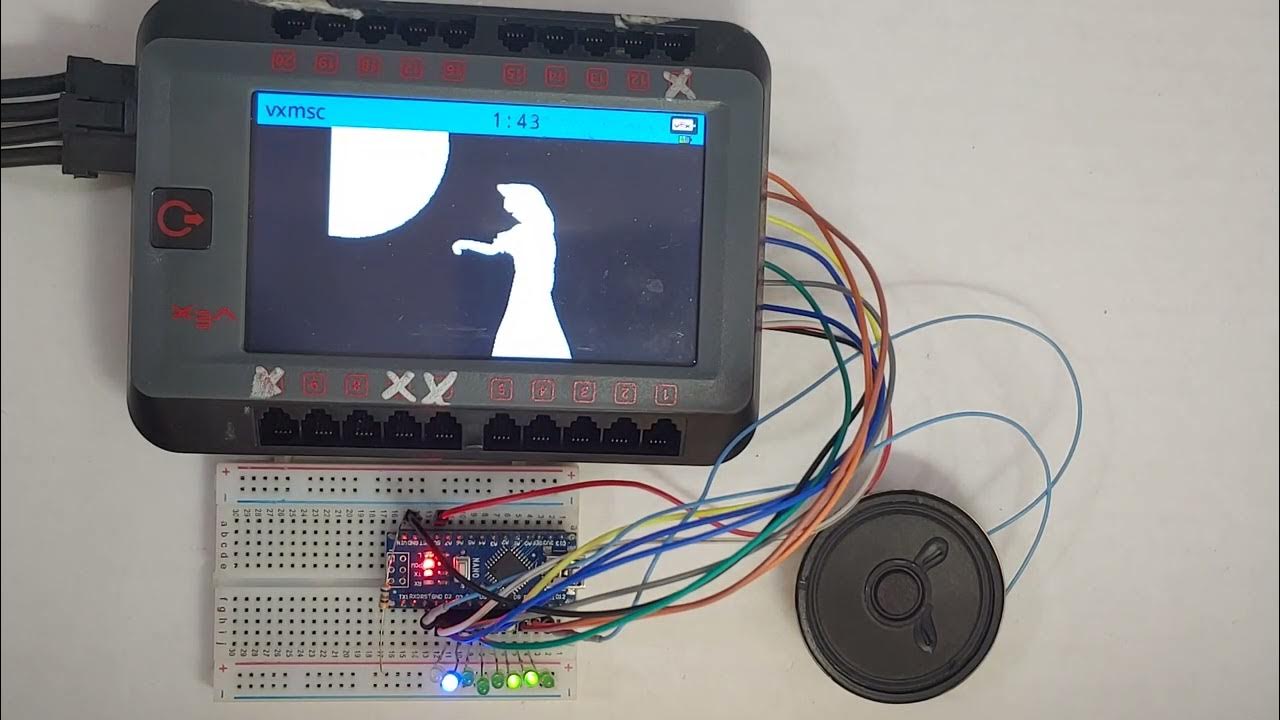 Bad Apple on the VEX v5 Brain (with sound) - YouTube