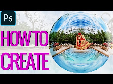How to create warp round effect in Photoshop cc 2020 - YouTube