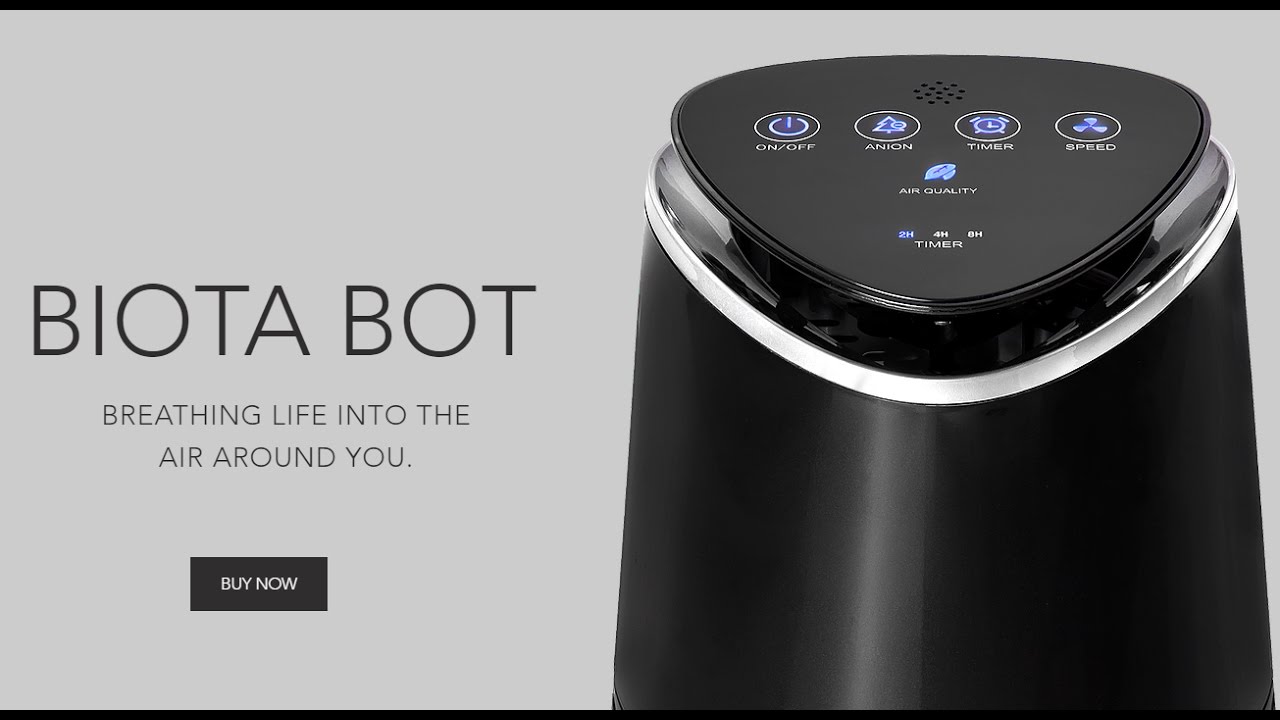 Biota Bot Air Purifier Review - Clean Air Smoke / Pets / Allergies ...