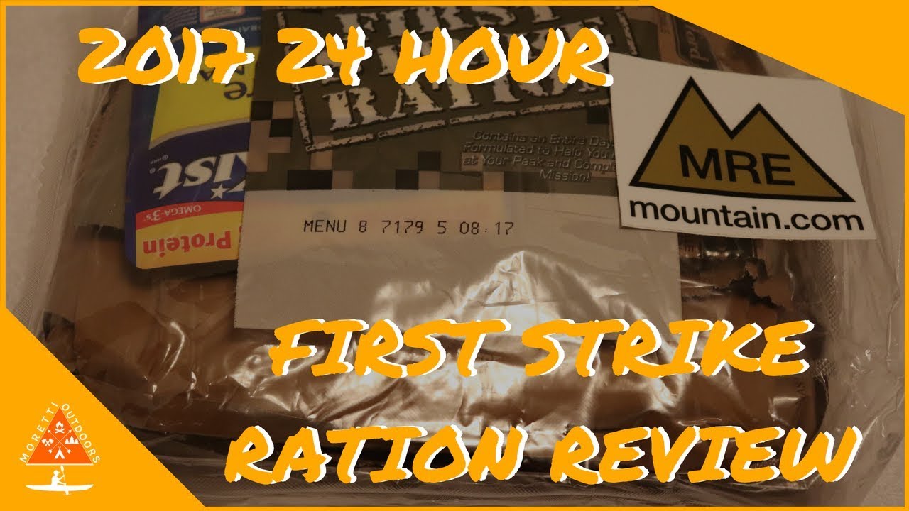 First Strike Ration Review Menu 8 - YouTube