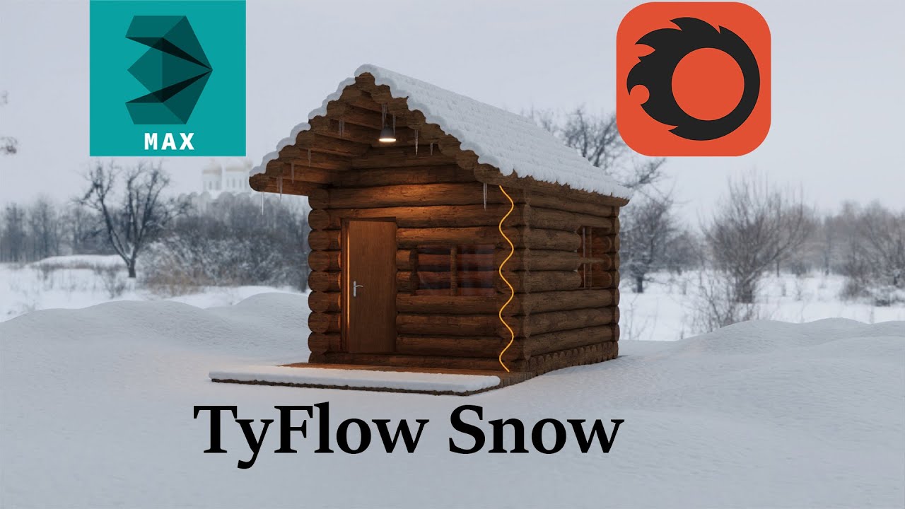 3D Max TyFlow Snow Tutorial. The minutes when tyflow is shown are shown ...