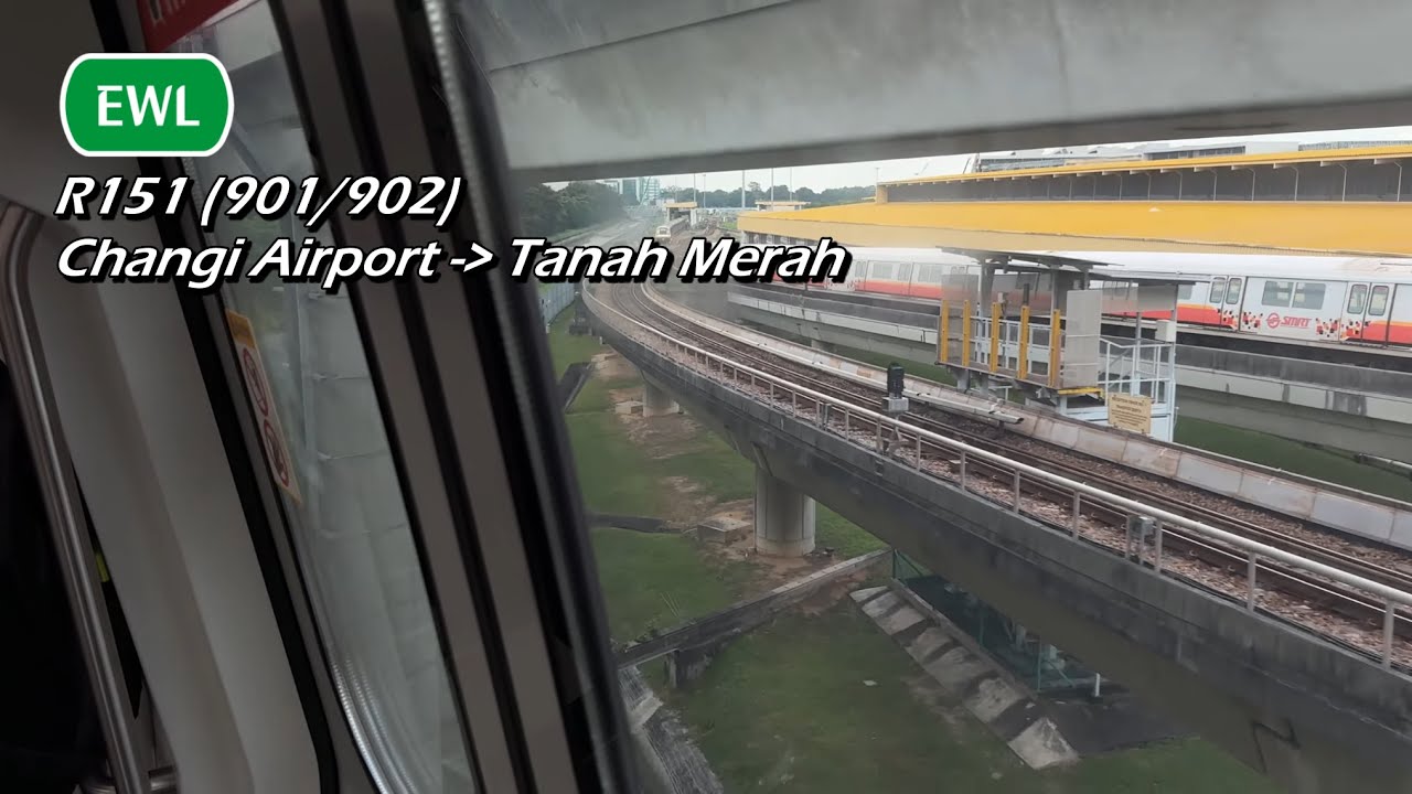 SMRT - ALS R151 (901/902) (Changi Airport » Tanah Merah) - YouTube